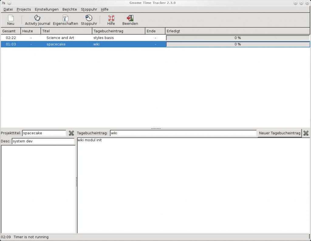 lab. transmissions » Timetracking Linux and Web Tools